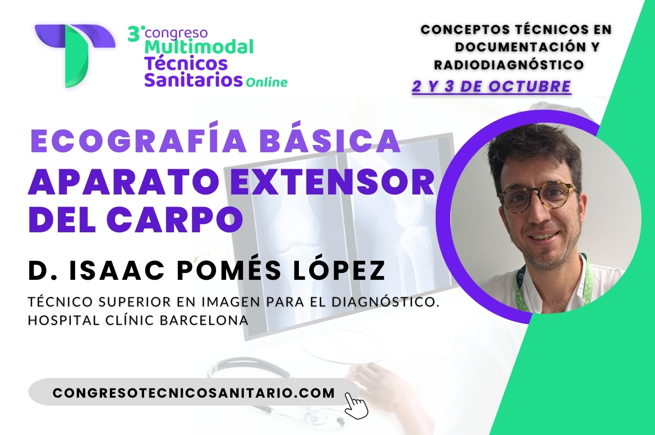 D. Isaac Pomés López 3º Congreso Multimodal Técnicos Sanitarios